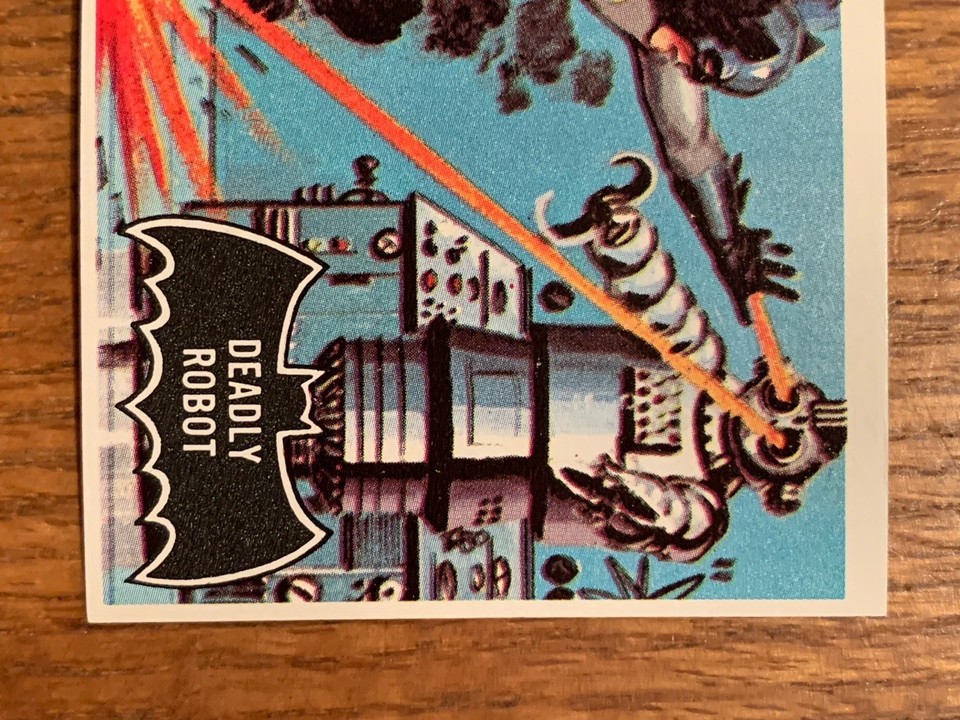 1966 BATMAN BLACK BAT #47 DEADLY ROBOT SET BREAK COMBINED SHIP NO ...