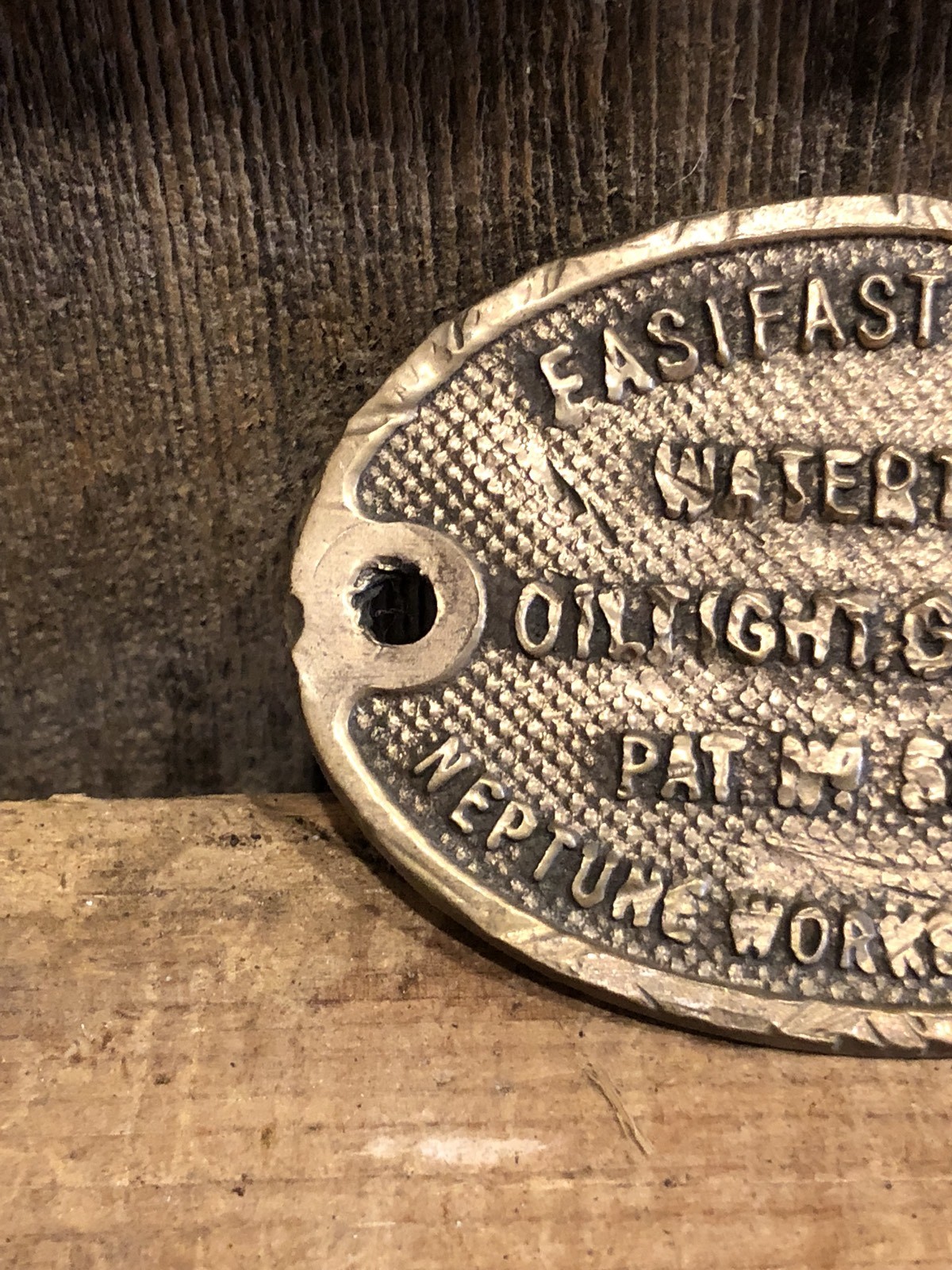 Vintage Original NEPTUNE WORKS Newcastle Shipbuilding Titanic Brass ...