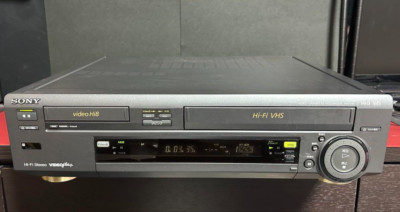 Sony WV-H4 Hi8 8mm VHS Combo VCR Deck Video Cassette Recorder Player ...