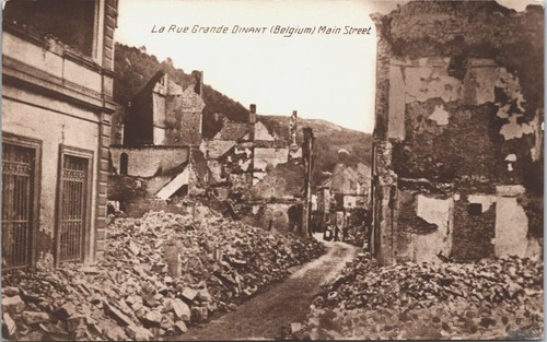 Belgium Dinant WW1 Main Street Vintage Postcard B123 | eBay