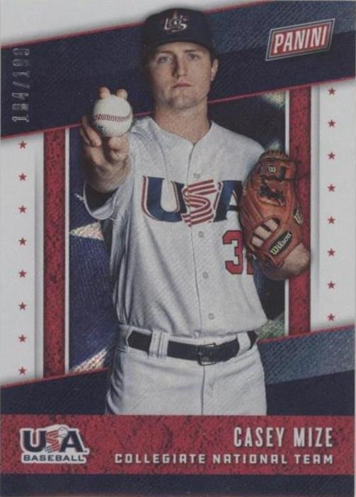 2019 Panini Father's Day - USA Baseball Casey Mize #USA1 /199 (RC) for ...