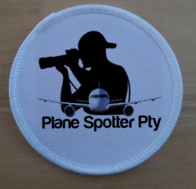 Plane Spotter Spotting Aviation Watcher Aeroplane Patch Badge Patches ...