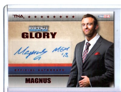 TNA Magnus 2013 Impact Wrestling GLORY RED Autograph Card SN 42 of 50 ...