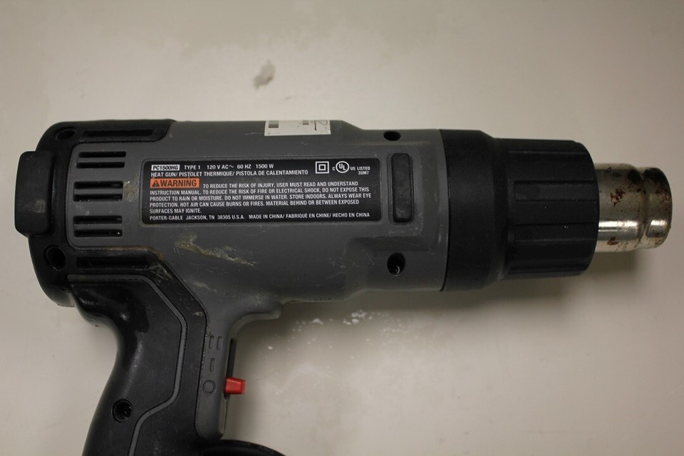 PORTER-CABLE ‎PC1500HG ‎Corded Electric Heat Gun - Black/Gray | eBay