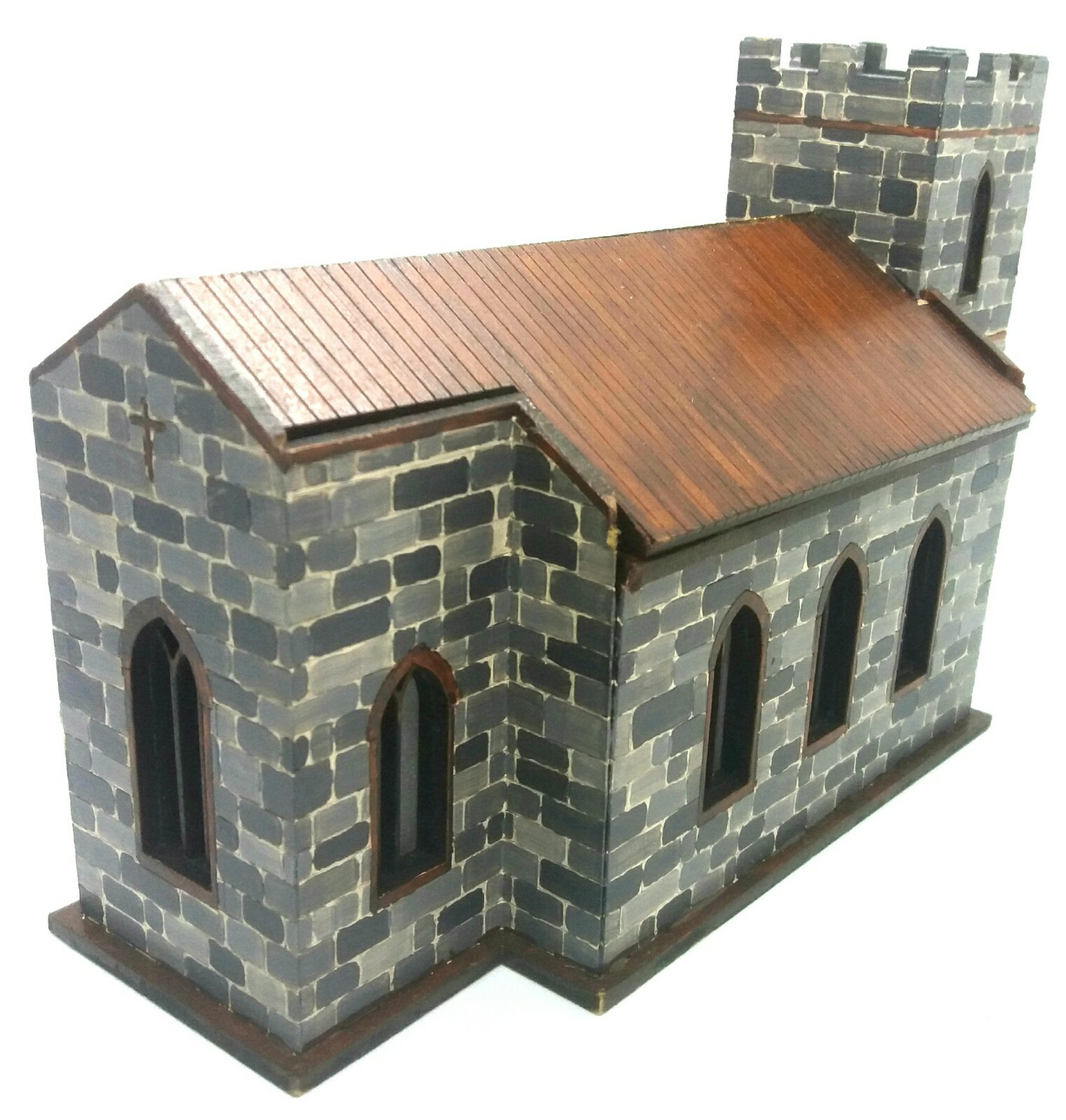 Home made 1/56 church model kit. Perfect for miniature scenes, model ...