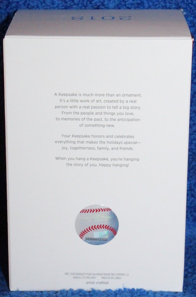 Hallmark 2018 Bryce Harper MLB Baseball Washington Nationals Christmas ...