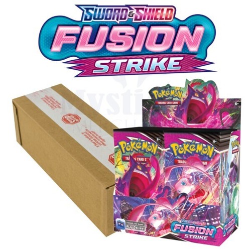 Pokemon Fusion Strike Booster Box Sealed Case x6 Boxes - Sword And ...