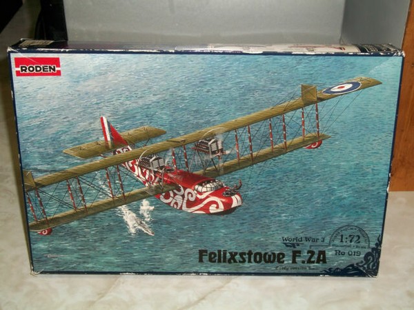 1/72 Aircraft Scale Model Kit RODEN 019 Felixstowe F.2a British Ww1 ...
