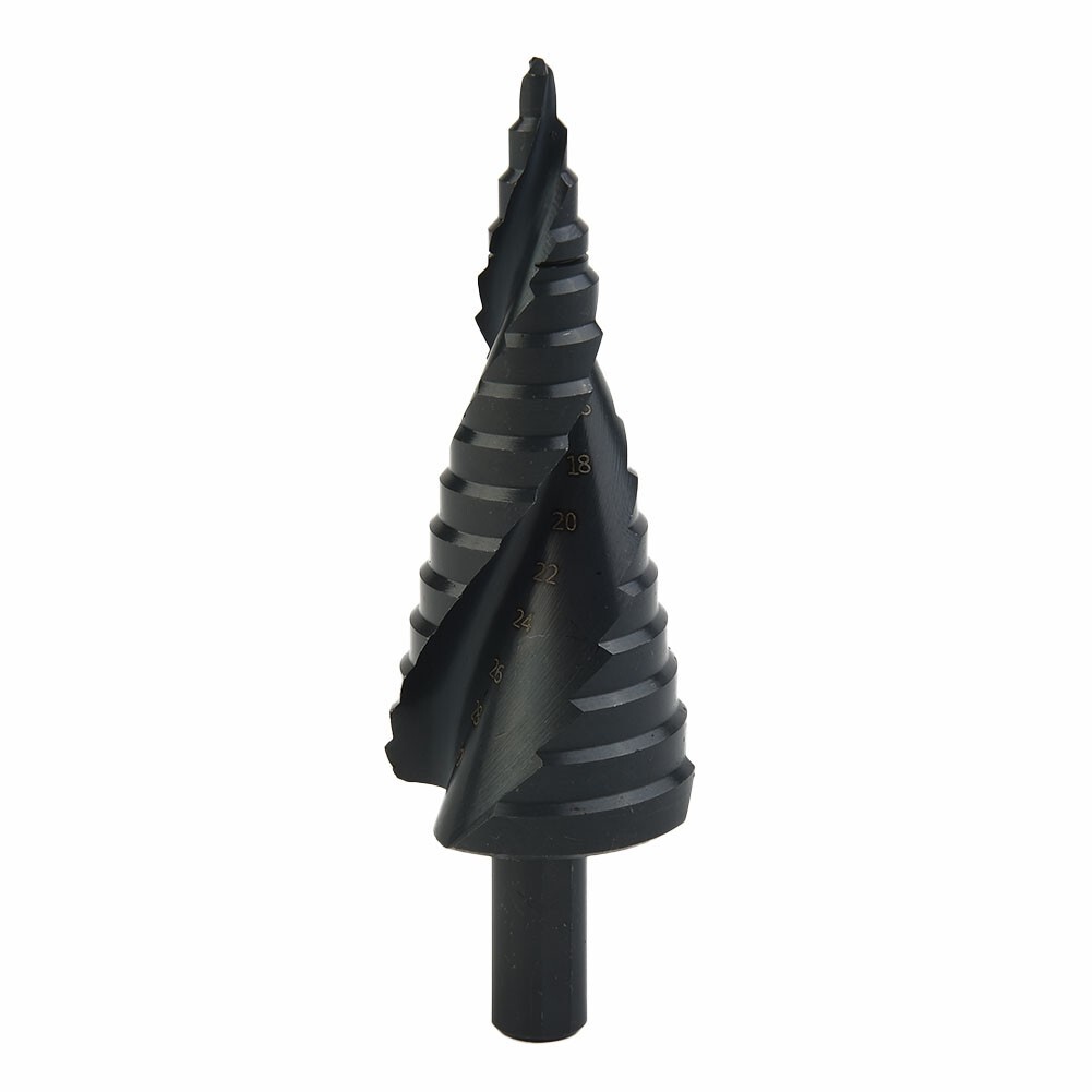 New Hole Cone Cutter Tct M1 Drill 10mm 4~32mm Step Spiral Bit Titanium ...