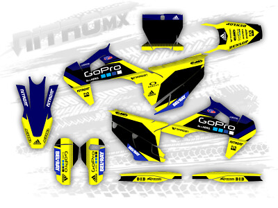 Graphics Kit fits Husqvarna TC FC FX 125 250 350 450 2019 2020 2021 ...