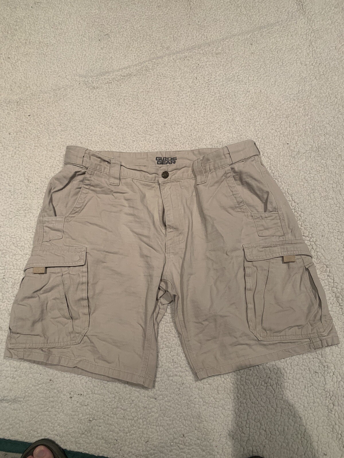 Guide Gear Men’s Heavy Duty Cargo Shorts Hiking Outdo… - Gem