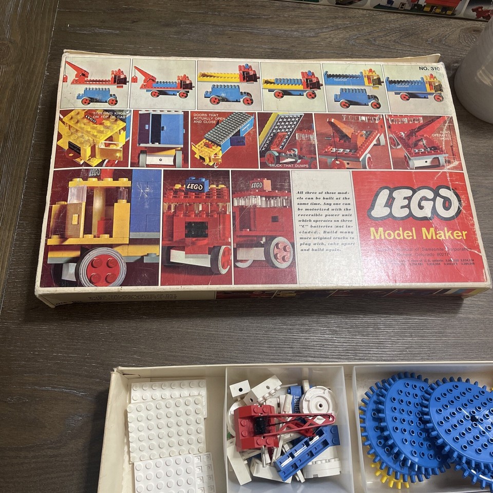 LEGO 310 Motorized Truck Set Vintage Model Maker Samsonite Rare 1969 | eBay