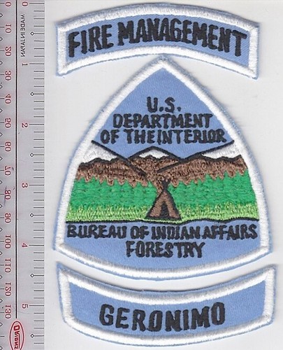 American Indian Geronimo Hotshots Crew BIA Apache Indian Okanogan ...