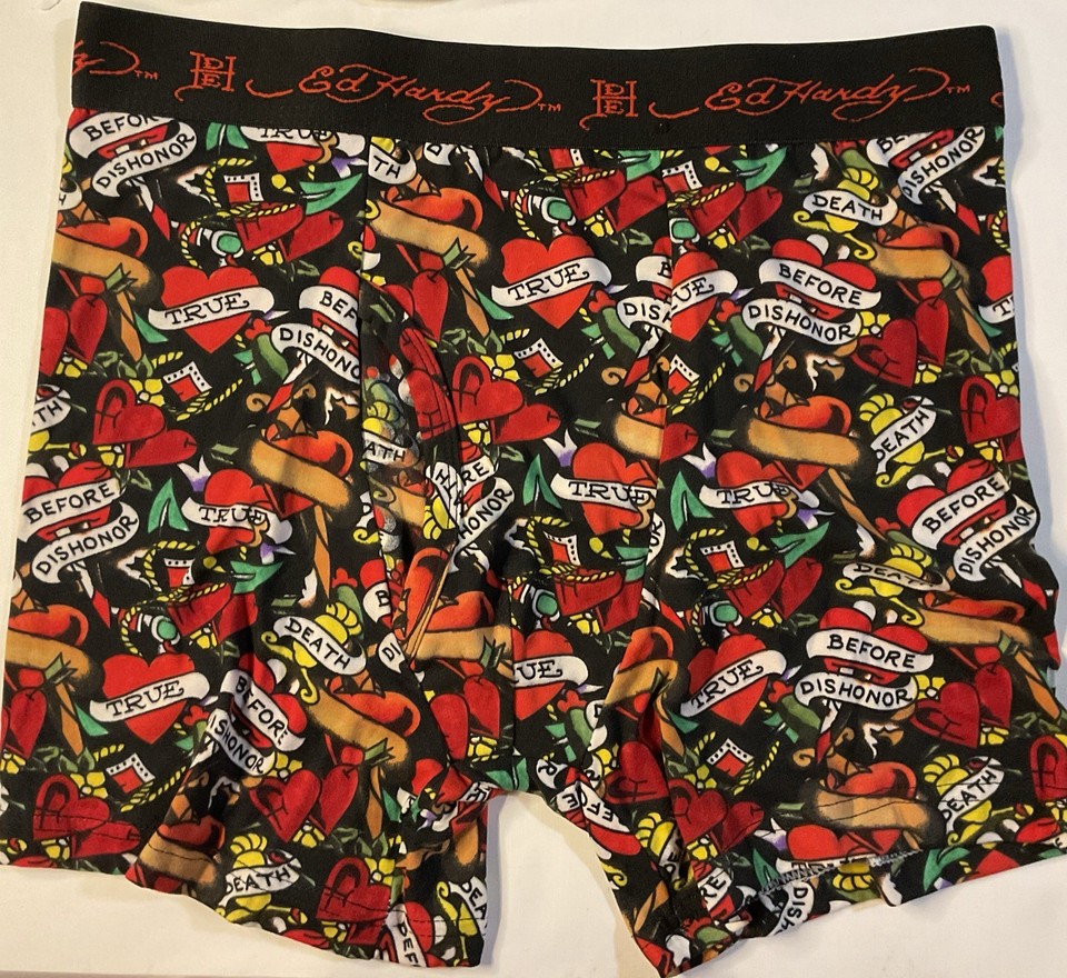 ED HARDY Microfiber boxer briefs 3-PACK SIZE SMALL,NEW,$38.00 | eBay