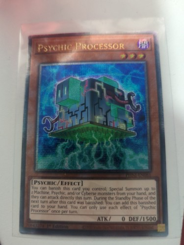 Yu-Gi-Oh PHNI-EN081 Psychic Processor Quarter Century Secret Rare 1st ...