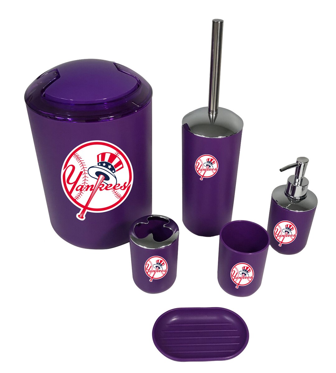 Yankees Bathroom Set Yankees Bathroom Etsy