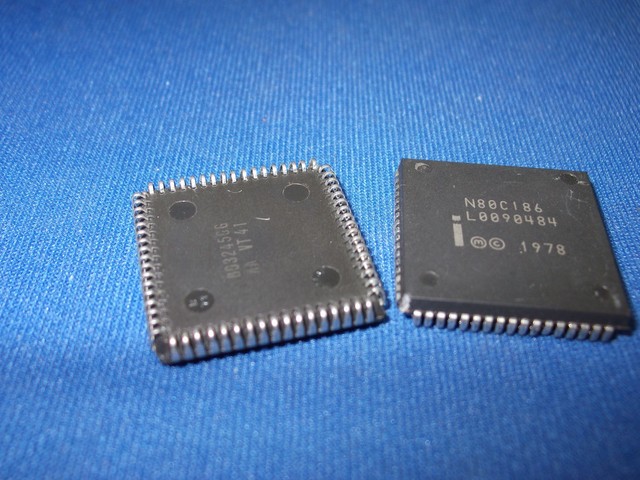CPU N80C186 Intel Vintage PLCC Chip RARE 80c186 for sale online | eBay