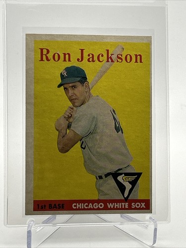 1958 Topps Ron Jackson Baseball Card #26 EX Quality #5 FREE SHIPPING | eBay