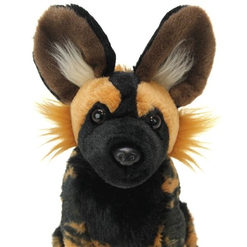 Cuddlekins African Wild Dog Plush Soft Toy 30cm Stuffed Animal by Wild ...