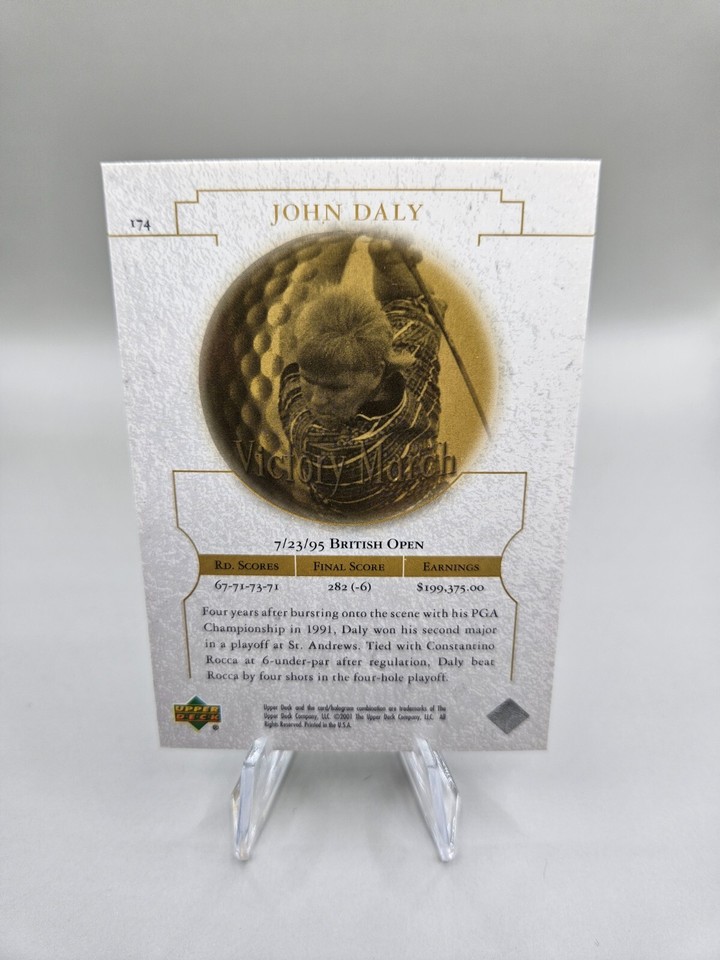 2001 Upper Deck Victory March John Daly Golf Card #174 | eBay