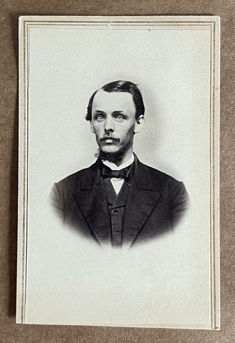 Antique Victorian CDV Photo Card Portrait Bearded Man | eBay