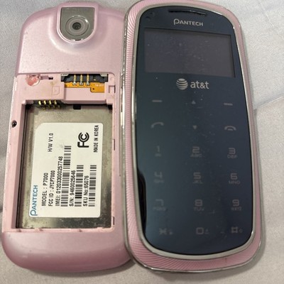 Pantech Model: P7000 Pink & White AT&T Rare Smartphone No Battery ...
