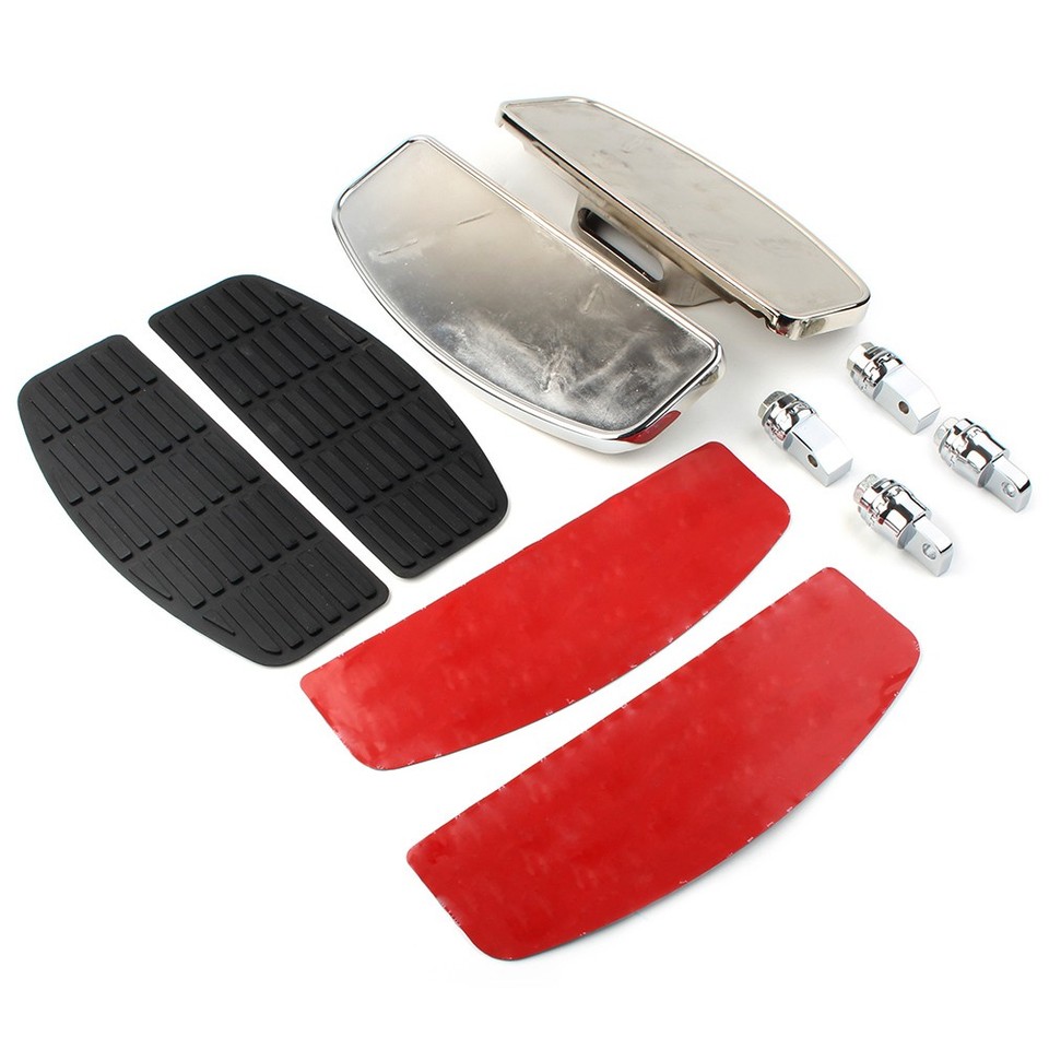 2pcs Motor Front/Rear Footboards Floorboard Fit Honda Shadow Aero 750 ...