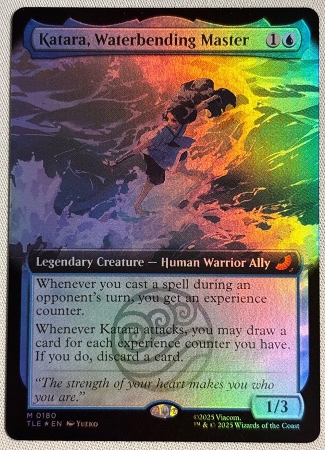 Katara, Waterbending Master (Extended Art FOIL) TLE Avatar: the Last ...