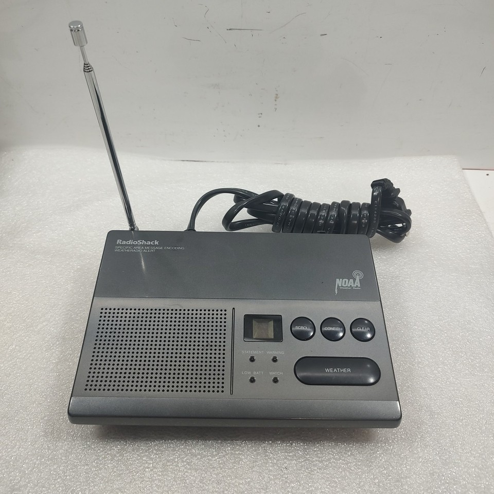 NOAA Emergency Weather alert radio Radio Shack 12-251 Tested Working | eBay