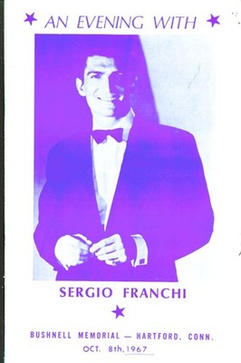 Sergio Franchi David Frye Bushnell Hartford CT 1967 program | eBay