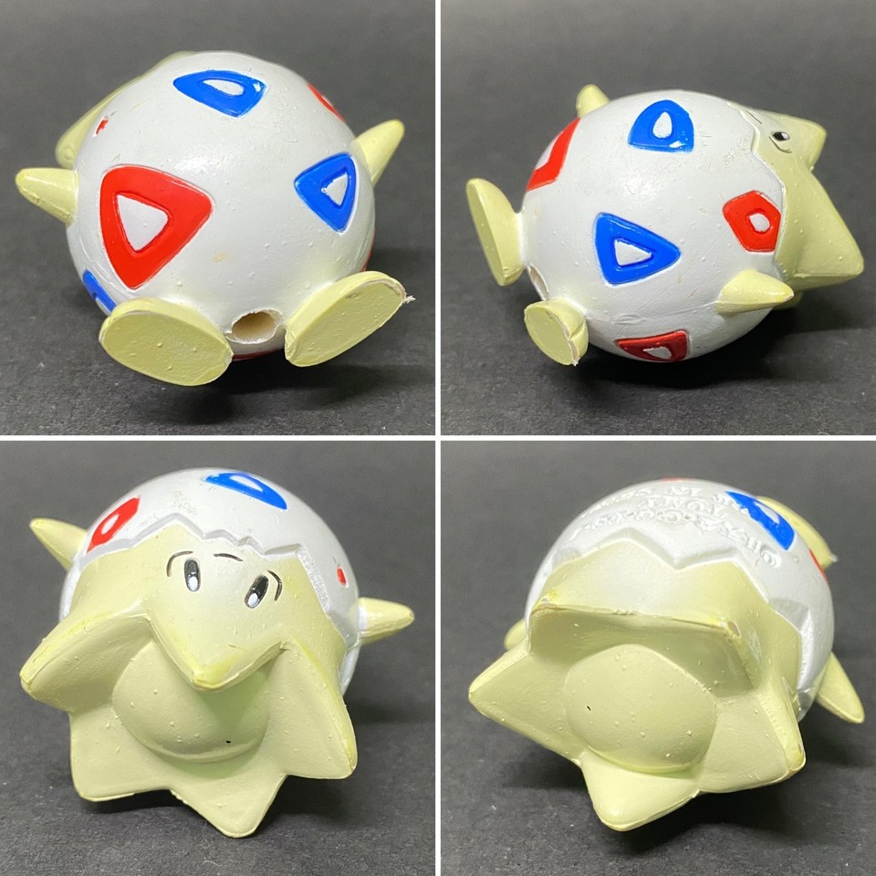 Togepi, Togetic(H1.5")Pokemon Monster Nintendo Tomy Collection Figure ...