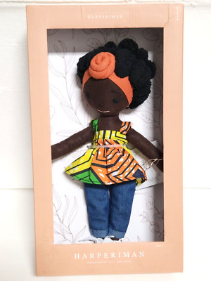 HarperIman Tiana 14'' Handmade Linen Doll - New in Box Fast Shipping | eBay