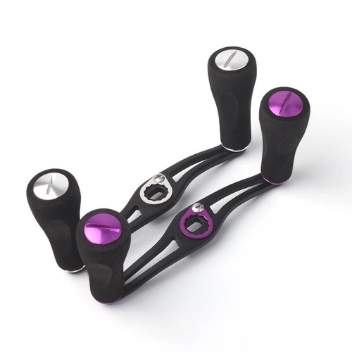 Fishing Reel Handle Alloy Aluminum Double Rocker Length 110mm 7*4/8*5mm ...