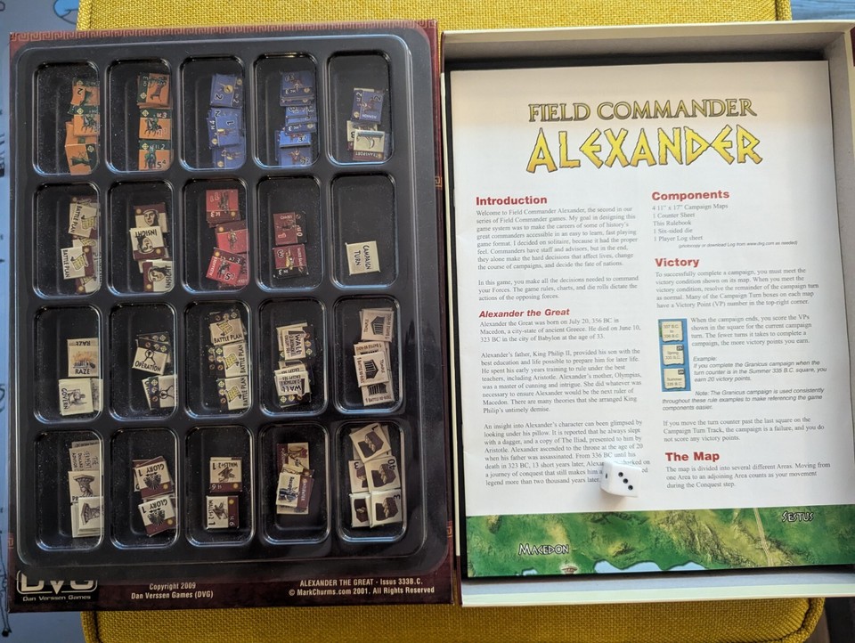 Field Commander: Alexander - DVG War Game | eBay