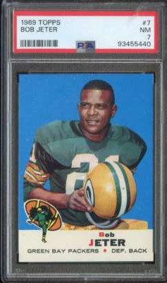 1969 TOPPS #7 BOB JETER PSA 7 PACKERS *ADT6444 | eBay