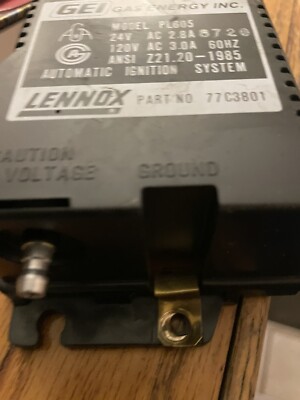 Lennox GEI PL605 Furnace Pulse Control Automatic Ignition System ...
