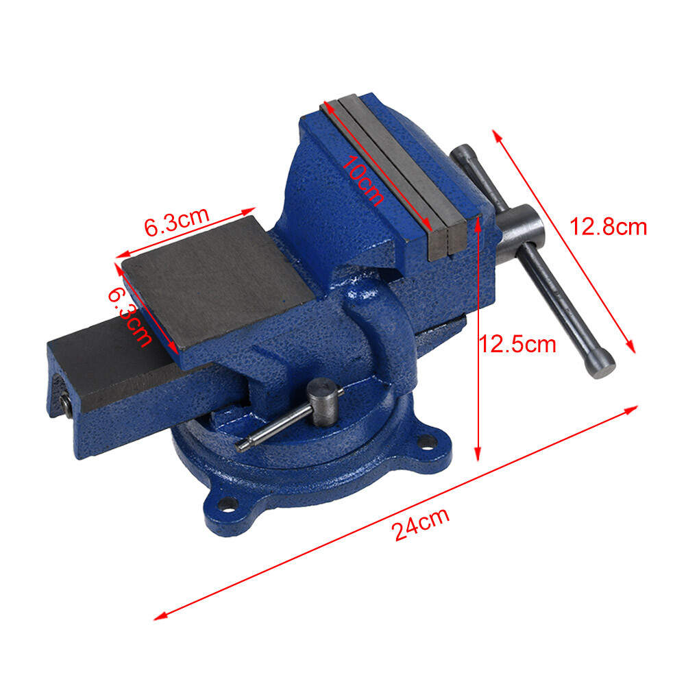 Heavy Duty Engineers Vise Swivel Base Workshop Vice Clamp Jaw Work ...