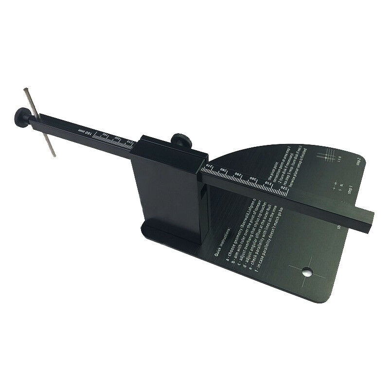 Vinyl LP Turntable Alignment Protractor For Phono Record Cartridge ...