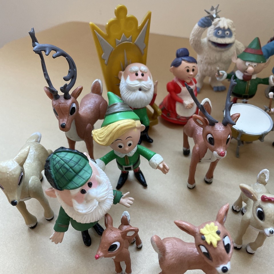Forever Fun Rudolph Reindeer Ultimate Figurine PVC Lot (21) - Complete ...