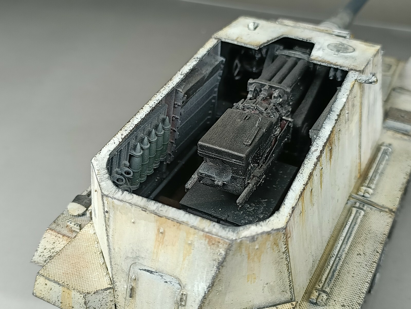 1/35 Built WWII German Sturer Emil 12.8cm Tank Destroyer Model | eBay