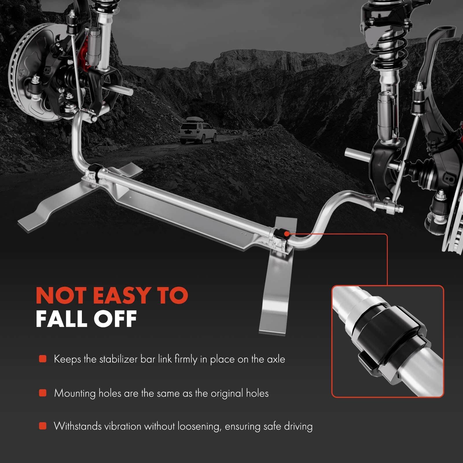 Front Suspension Track Bar for Ford F-250 Super Duty F-350 Super Duty ...