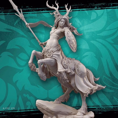 1/24 resin figure model kit Elven Horse Hunter Unassembled Unpainted | eBay