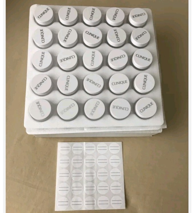 2x 50 Clinique Empty Makeup Sample Small Tester Dramming Jar / Pot for ...