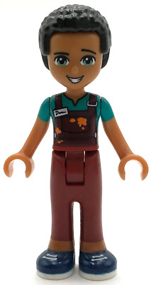 Lego New Friends Dean Dark Red Trousers Dark Turquoise Overalls Top ...