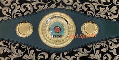 IBO International Boxing Organization Championship belt Gold Plated ...