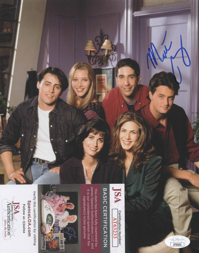 Matthew Perry Signed 8x10 Photo w/ JSA COA #AT63233 Friends Chandler ...