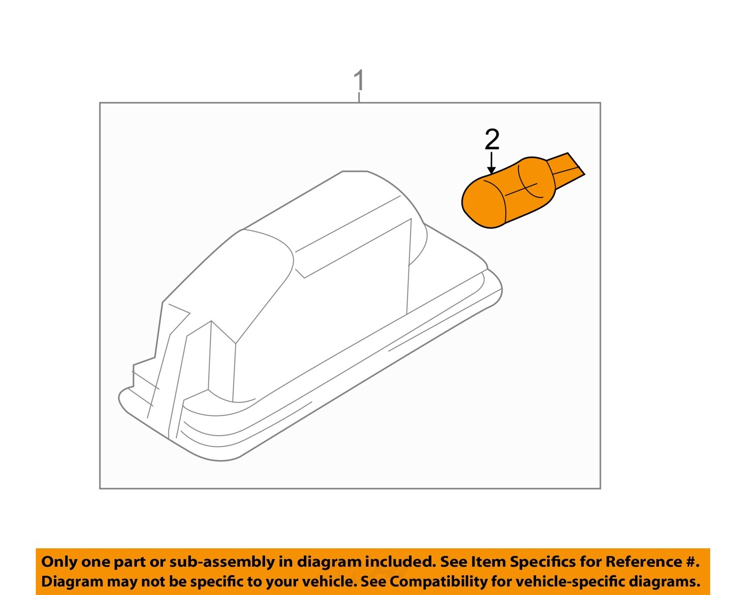 VOLKSWAGEN OEM 85-24 Atlas Cross Sport License Lamps-License Lmp Bulb ...