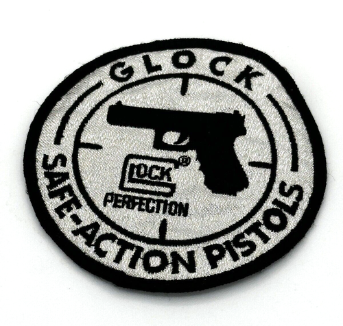 Glock Perfection Embroidered Patch 3.5" SAFE ACTION PISTOLS Logo Iron Sew On | eBay