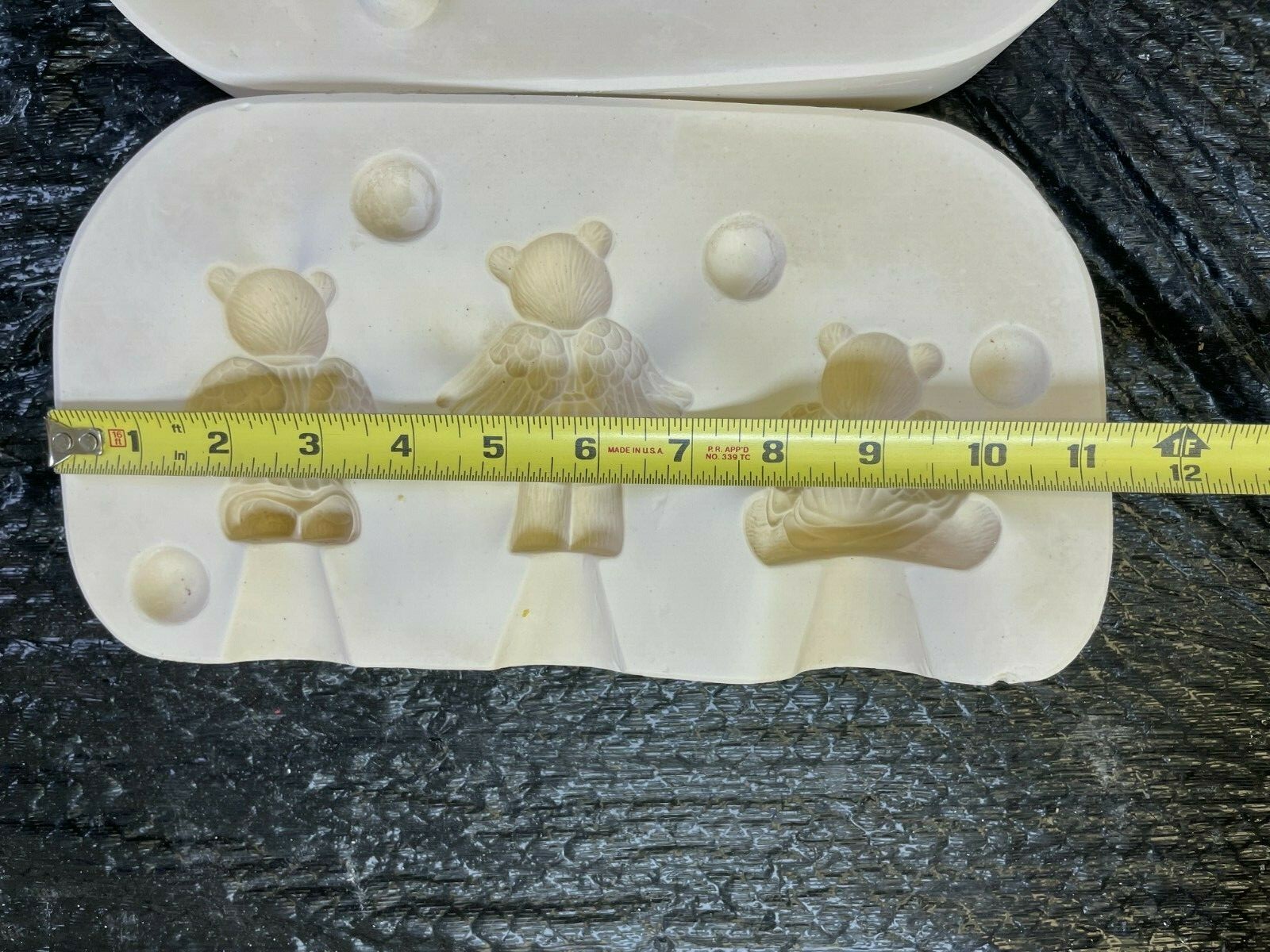 VINTAGE KIMPLE CERAMIC MOLD #2607 THREE ANGEL BEARS | eBay