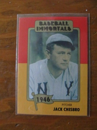 1980 SSPC Baseball Immortals Jack Chesbro #41 NY Yankees 1st Printing ...
